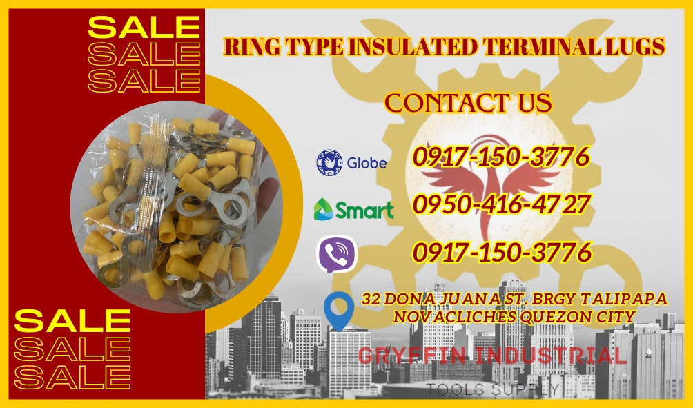 RING TYPE INSULATED TERMINAL LUGS, Commercial & Industrial, Industrial ...