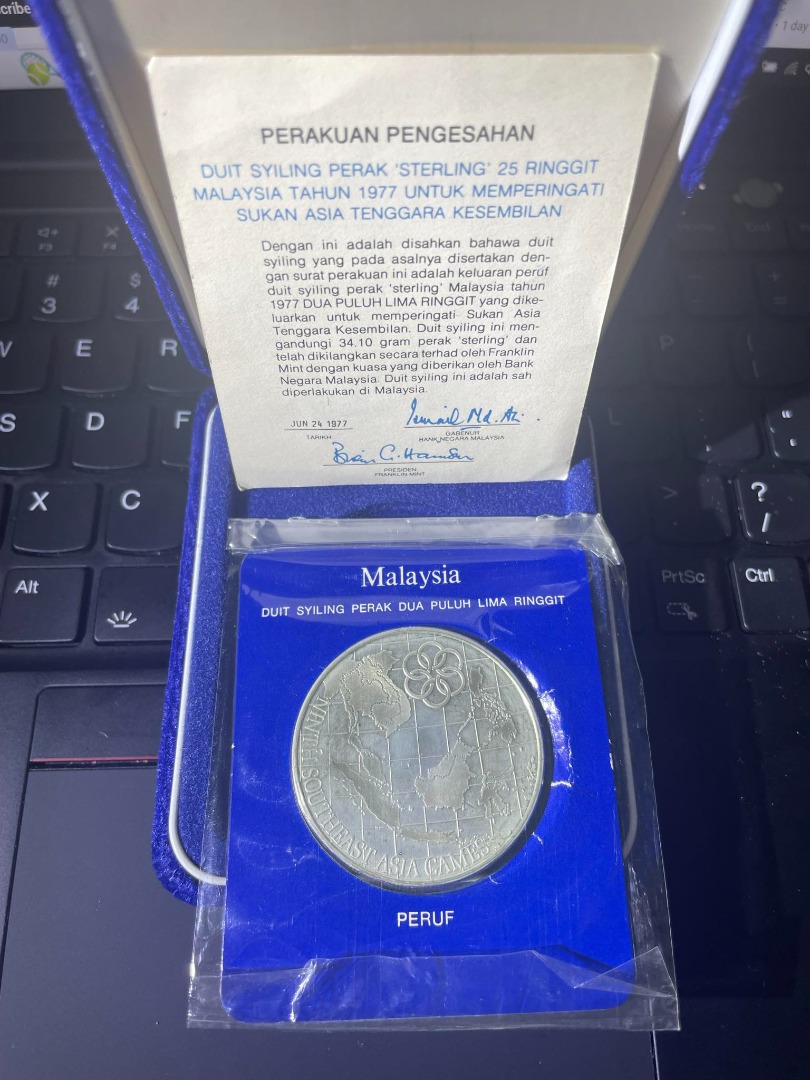 RM25 1977 Proof Coin, Hobbies & Toys, Collectibles & Memorabilia ...