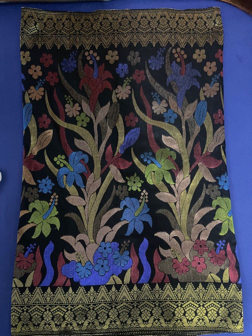 Sampin Songket x Sampin Nikah x Sampin Raya (Bunga Raya), Men's Fashion ...