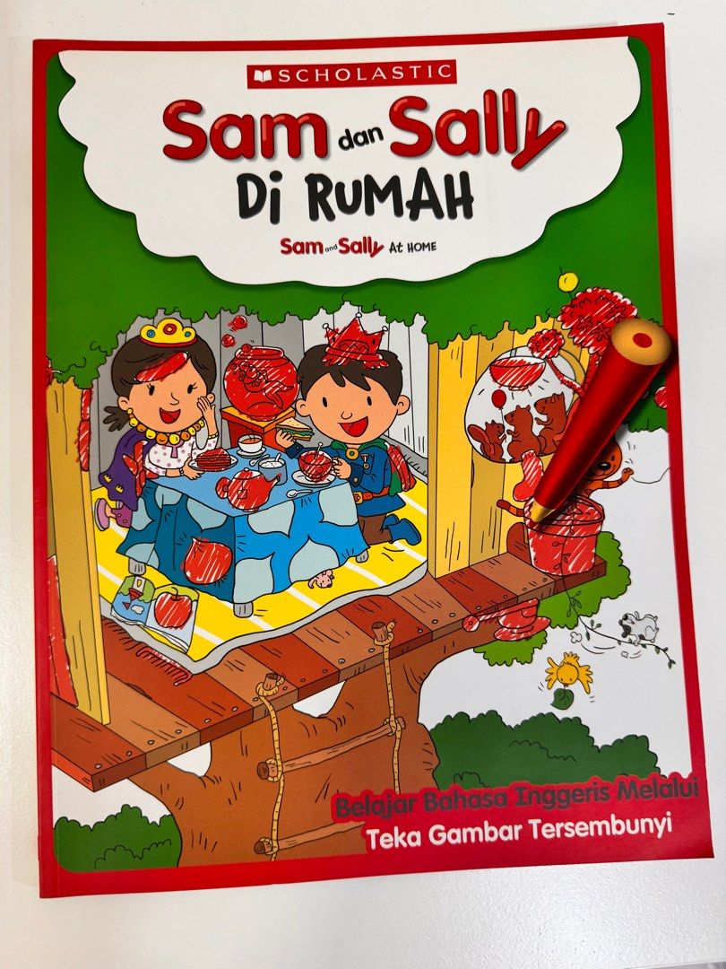 Scholastic Sam & Sally Hidden Pictures, Hobbies & Toys, Books ...