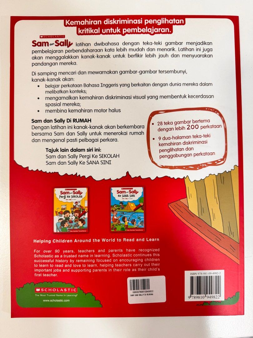 Scholastic Sam & Sally Hidden Pictures, Hobbies & Toys, Books & Magazines, Children's Books on ...