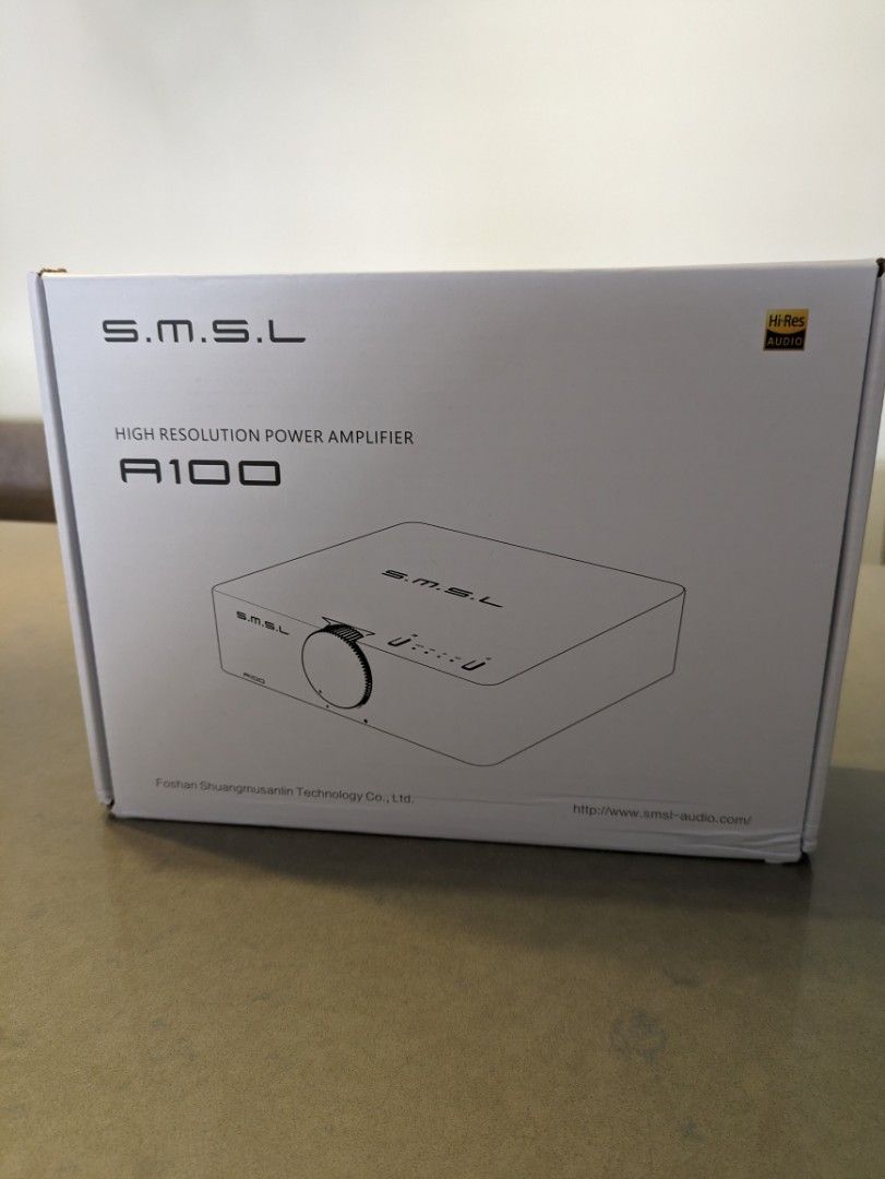 New SMSL A100 Bluetooth 5.0 Stereo Audio Mini Class D Amplifier 80Wx2 ...