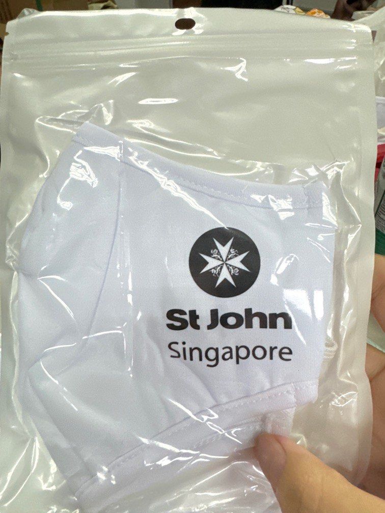 St John Brigade Mask, Health & Nutrition, Face Masks & Face Shields on ...