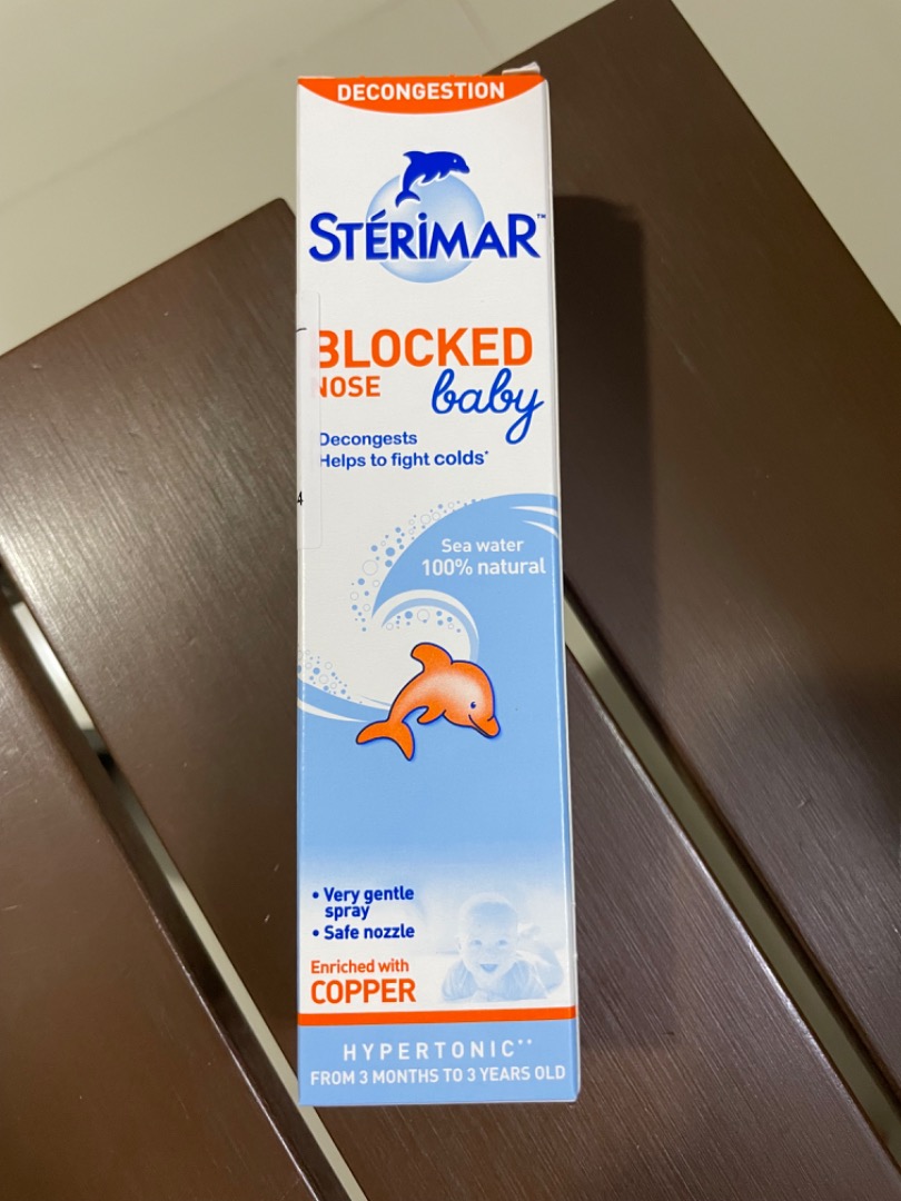 Sterimar blocked nose baby decongestion 50ml, Babies & Kids, Nursing ...