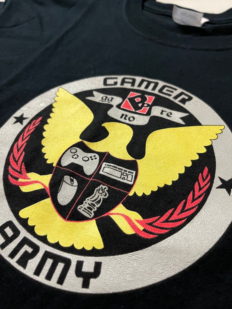 RARE Gamer Army Comrade Tshirt, Men's Fashion, Tops & Sets, Tshirts ...