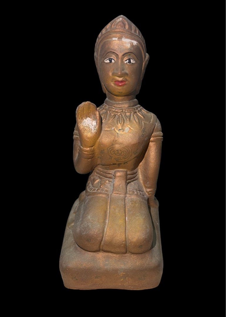 Thai Lanna Mae Nang Kwak Bucha Statue First Batch Master: LP Yaem LP Yam Temple: Wat Sam Ngam ...