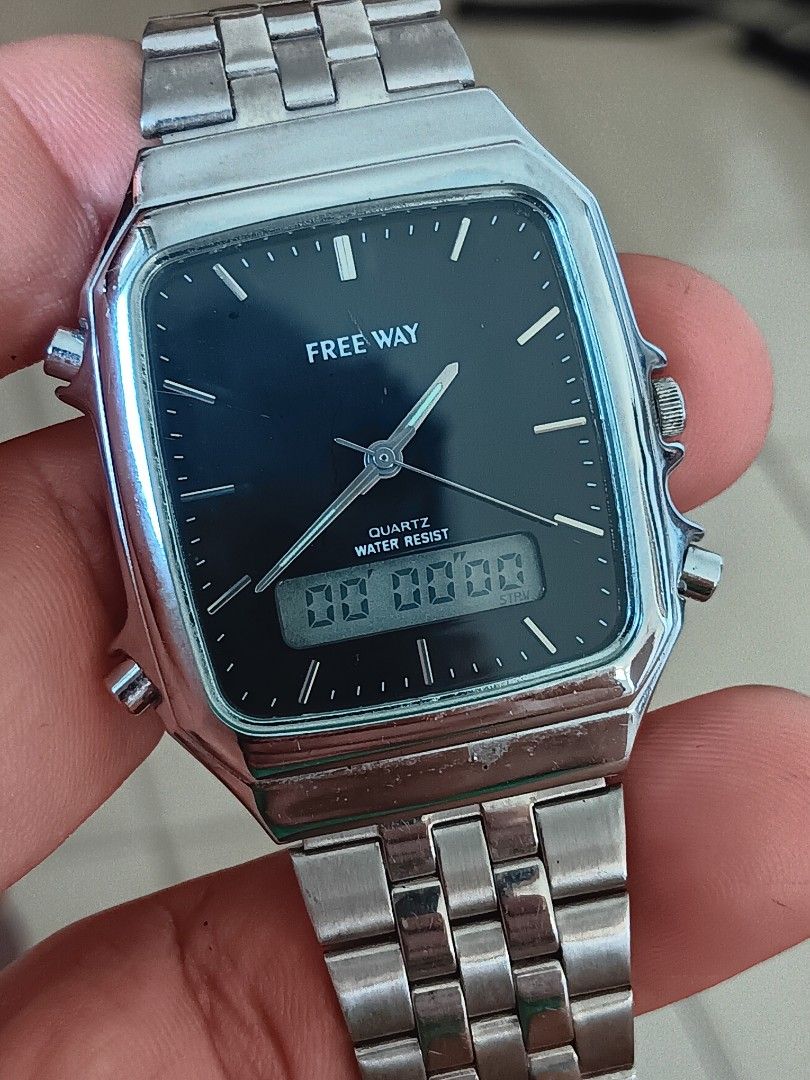 Vintage Citizen freeway digi ana watch, Women's Fashion, Watches ...