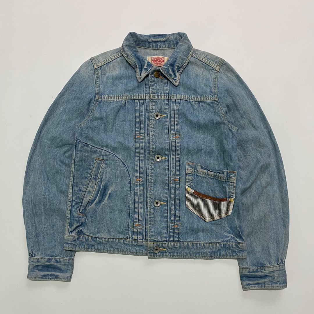 Vintage Cube Sugar Type-II Denim Trucker Jacket, Men's Fashion, Coats, Jackets and Outerwear on ...