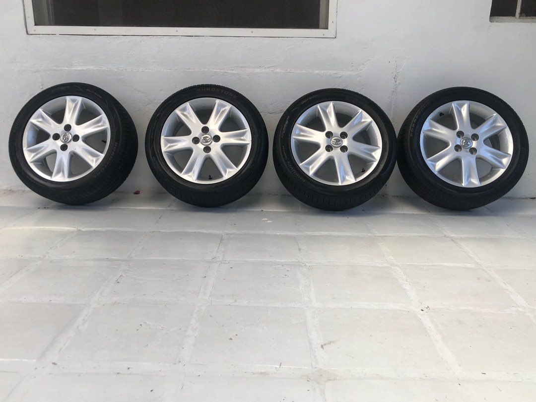 VITZ RS Rims, Car Parts & Accessories, Mags and Tires on Carousell
