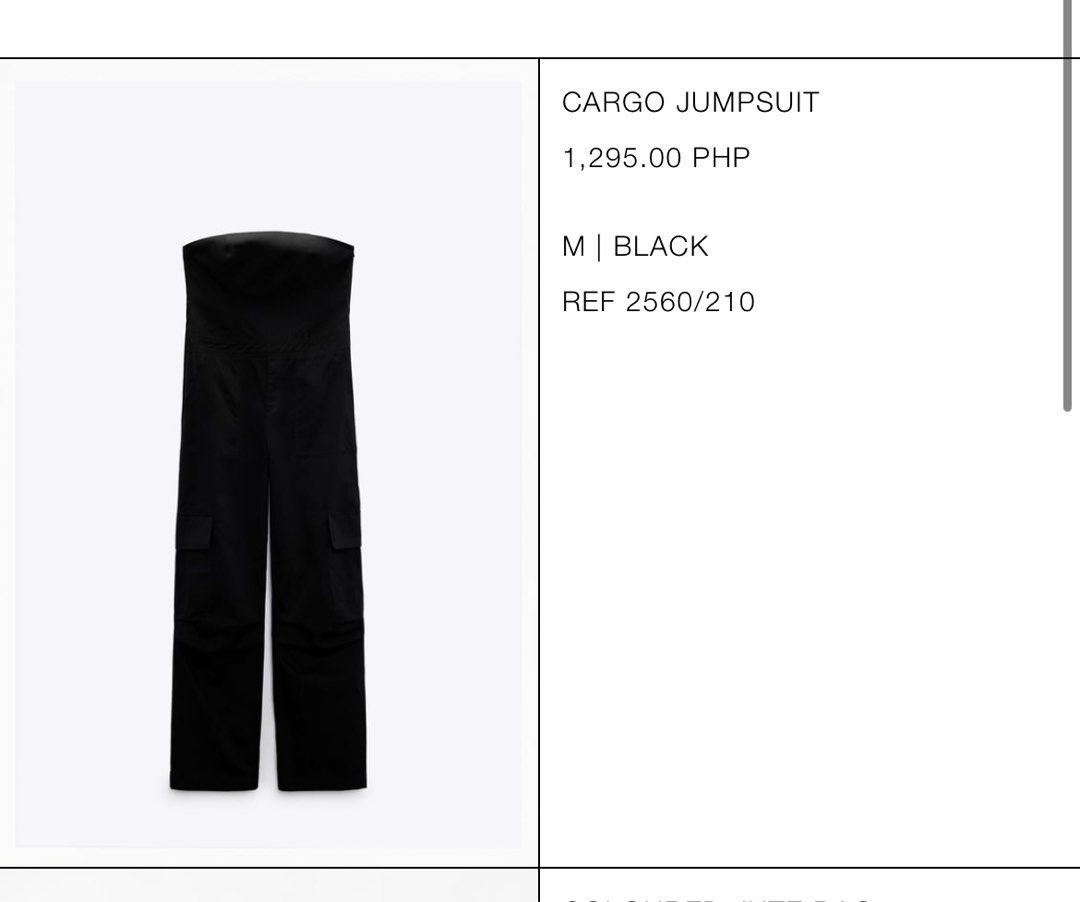 ZARA cargo jumpsuit, Women's Fashion, Dresses & Sets, Jumpsuits on ...