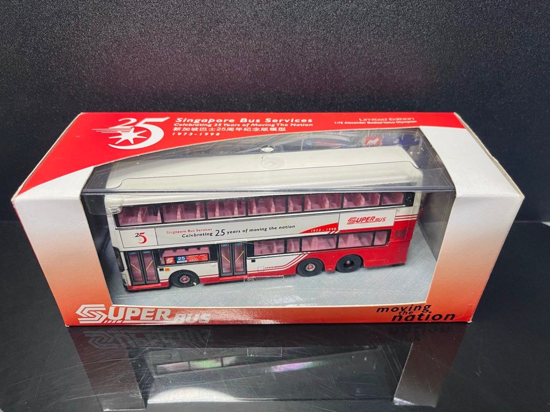 1/76 Corgi Superbus SG Singapore 25th Anniversary Volvo Olympian Bus ...