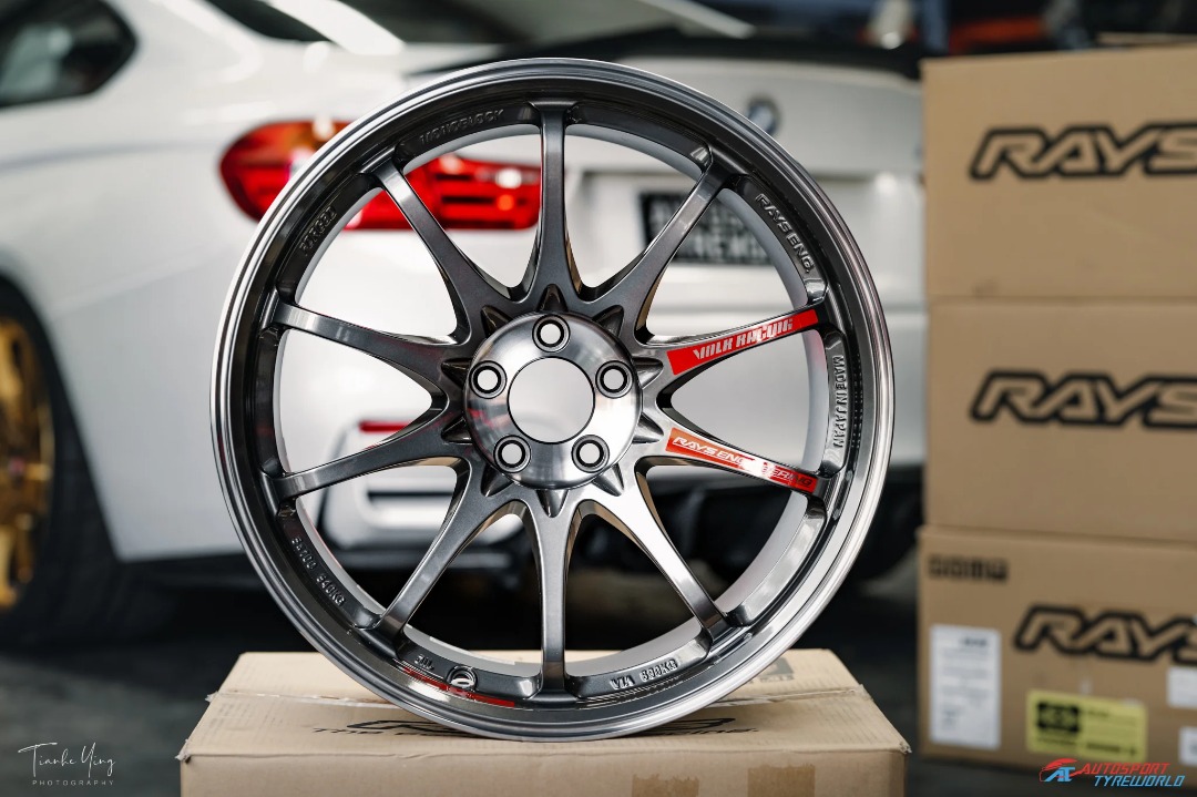 18'' RAYS CE28SL RIM, Car Accessories, Tyres & Rims on Carousell