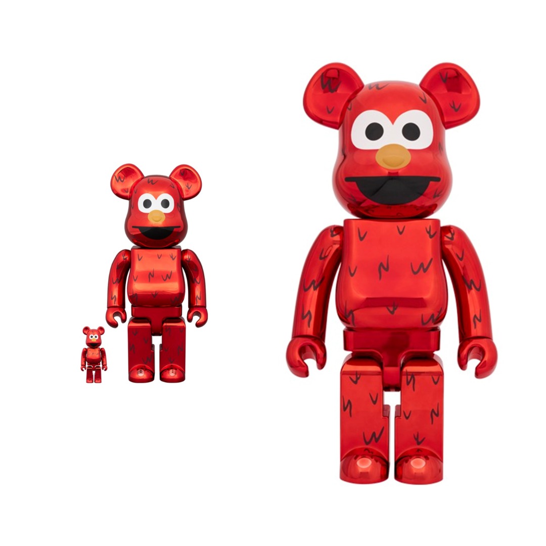 [預訂] BE@RBRICK 400% & 100% /1000% 芝麻街 Elmo (電鍍版) | [Pre-order] BE@RBRICK 400% & 100% / 1000% ...