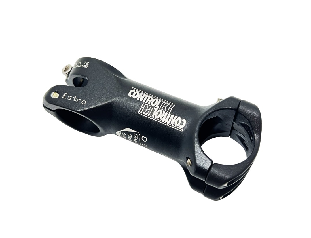 全新 Controltech Estro 7075 T6鋁合金龍頭 / 立管 90mm 黑色, 體育器材, 自行車及配件, 單車在旋轉拍賣
