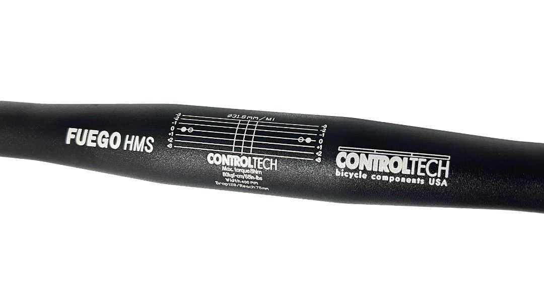 拆車品 CONTROLTECH FUEGO HMS 鋁合金 噴砂黑 公路車 彎把 / 車把 / 跑車手, 體育器材, 自行車及配件, 單車在旋轉拍賣