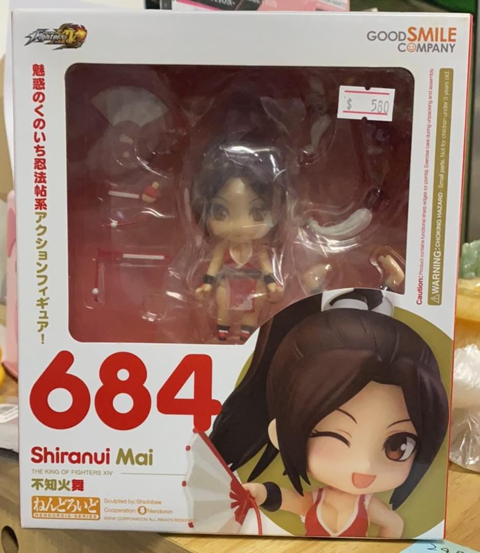 SOLD 全新 GSC Goodsmile Nendoroid 684 Mai Shiranui 拳皇 不知火舞 黏土人 684, 興趣及遊戲 ...