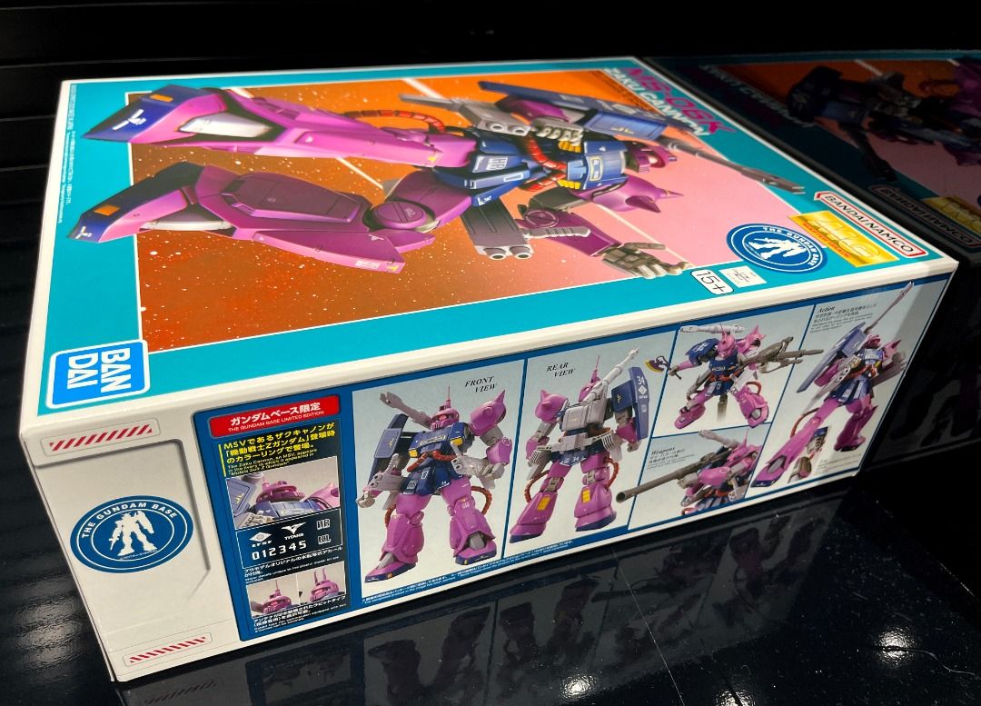 全新 MG 1/100 The Gundam Base Limited MS-06K Zaku Cannon (Z Gundam Ver ...