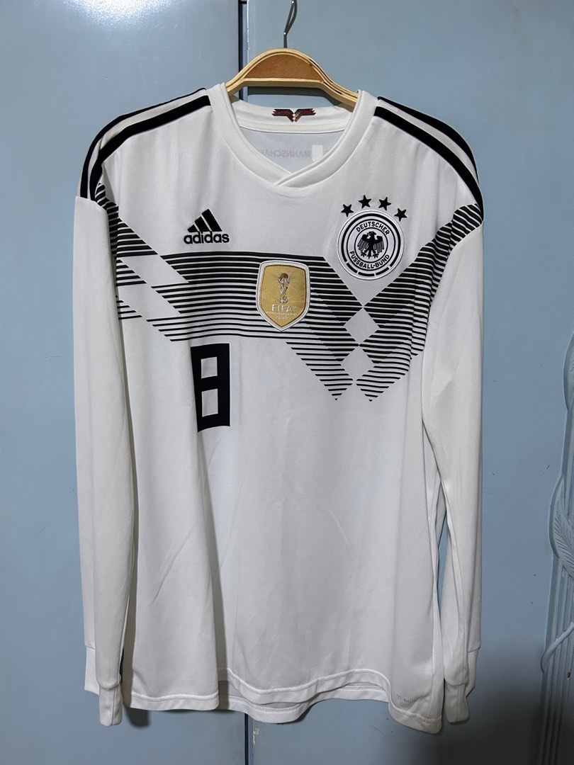 Adidas Germany 2018 Football Kit Long Sleeve Toni Kroos #8, Men's ...