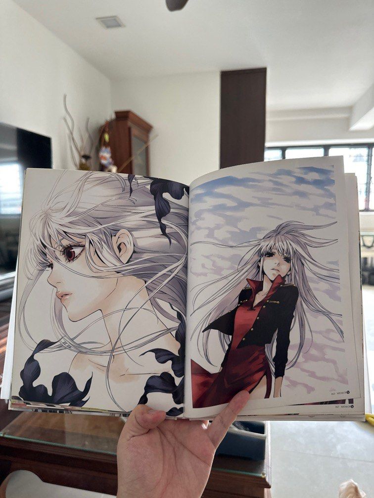 Anime manga illustration picture book references hard cover, Hobbies ...