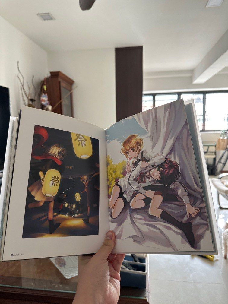 Anime manga illustration picture book references hard cover, Hobbies ...