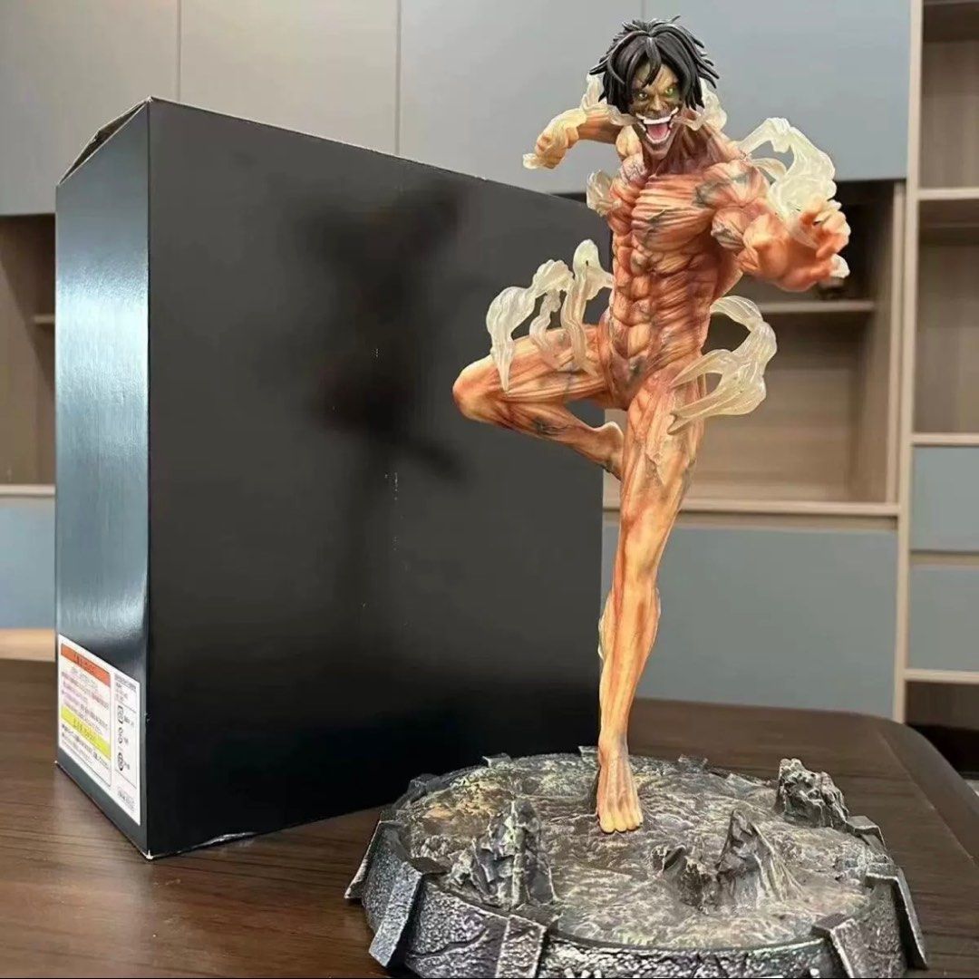 AOT attack on Titan Eren figurine, Hobbies & Toys, Toys & Games on ...