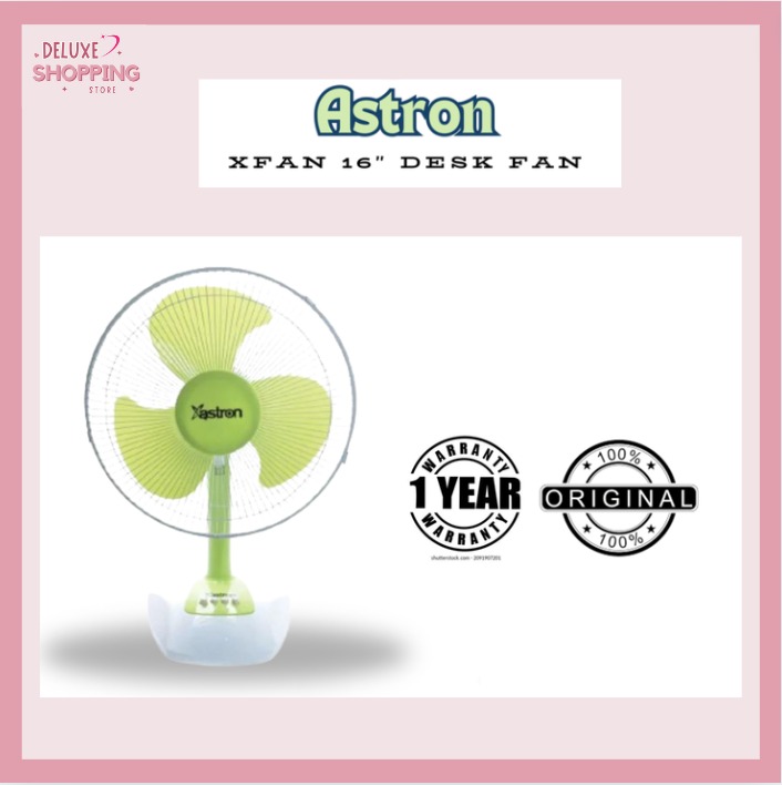 ASTRON X FAN 16" DESK FAN/DESK FAN/ELECTRIC FAN, Furniture & Home ...