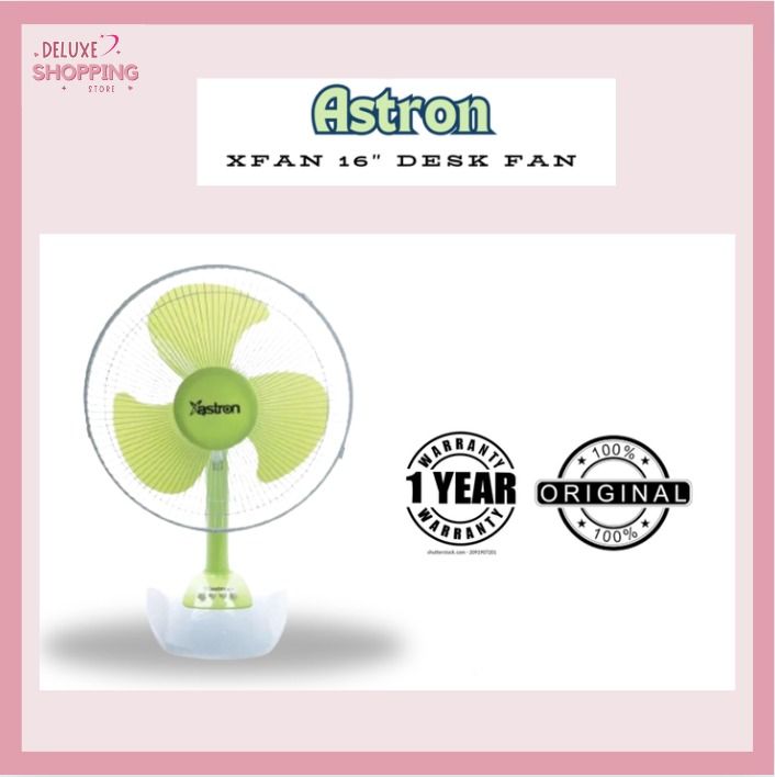 ASTRON X FAN 16" DESK FAN/DESK FAN/ELECTRIC FAN, Furniture & Home ...