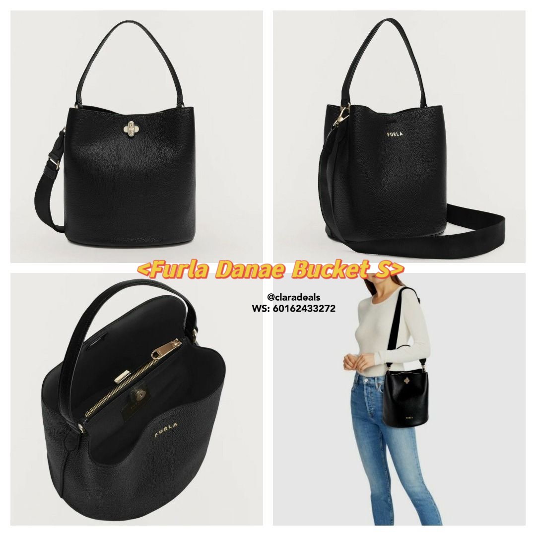 🆕💯Authentic Furla Danae Bucket Bag S, Women's Fashion, Bags & Wallets ...