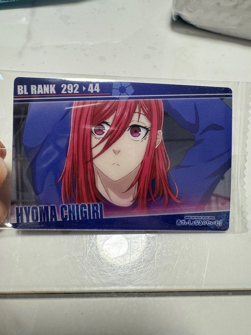 Bluelock wafer card Chigiri, Hobbies & Toys, Toys & Games on Carousell