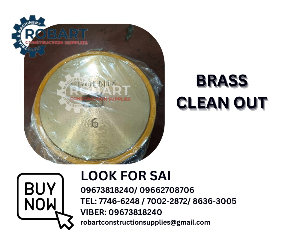 Brass Cleanout Cover, Commercial & Industrial, Construction Tools ...