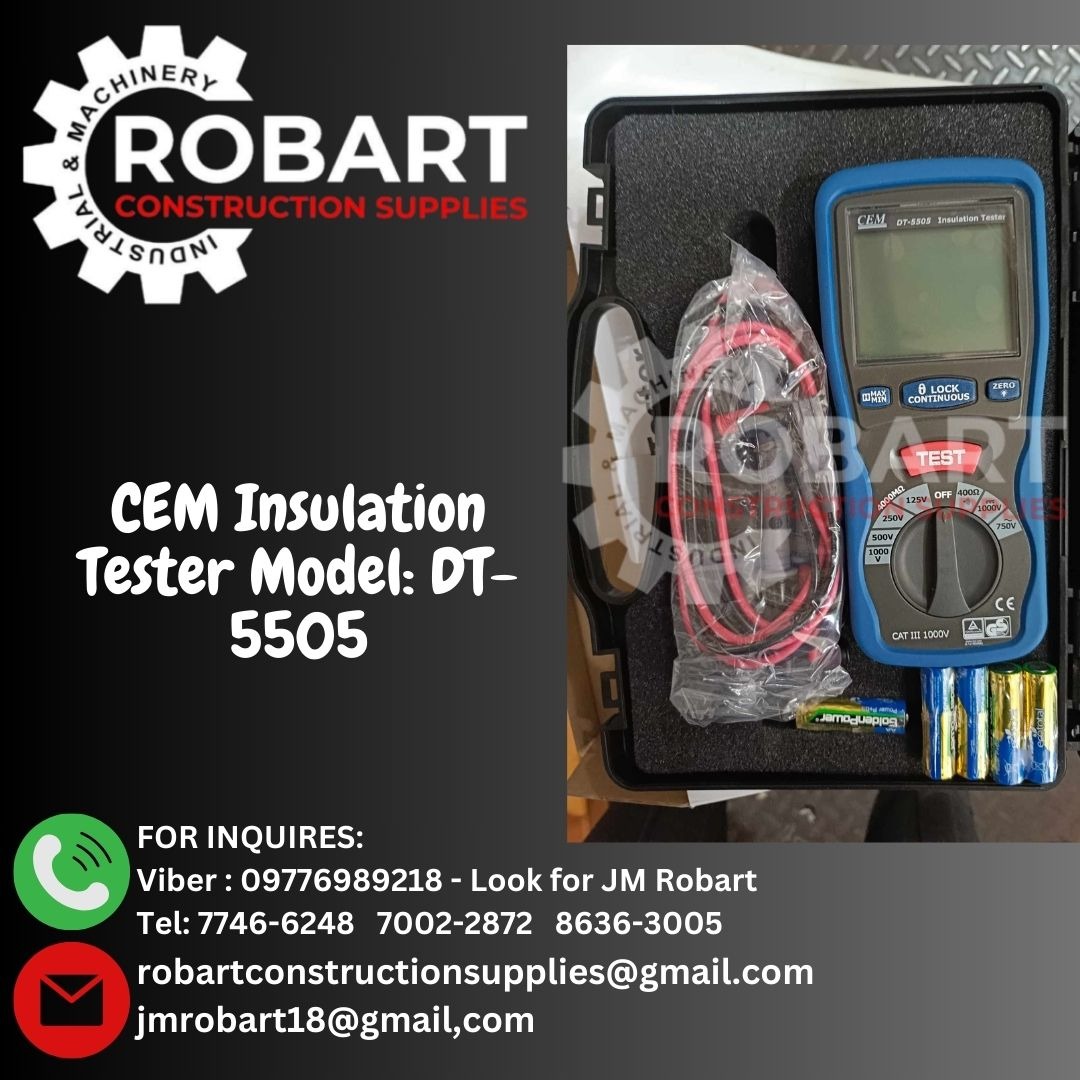 CEM Insulation Tester, Commercial & Industrial, Construction Tools ...