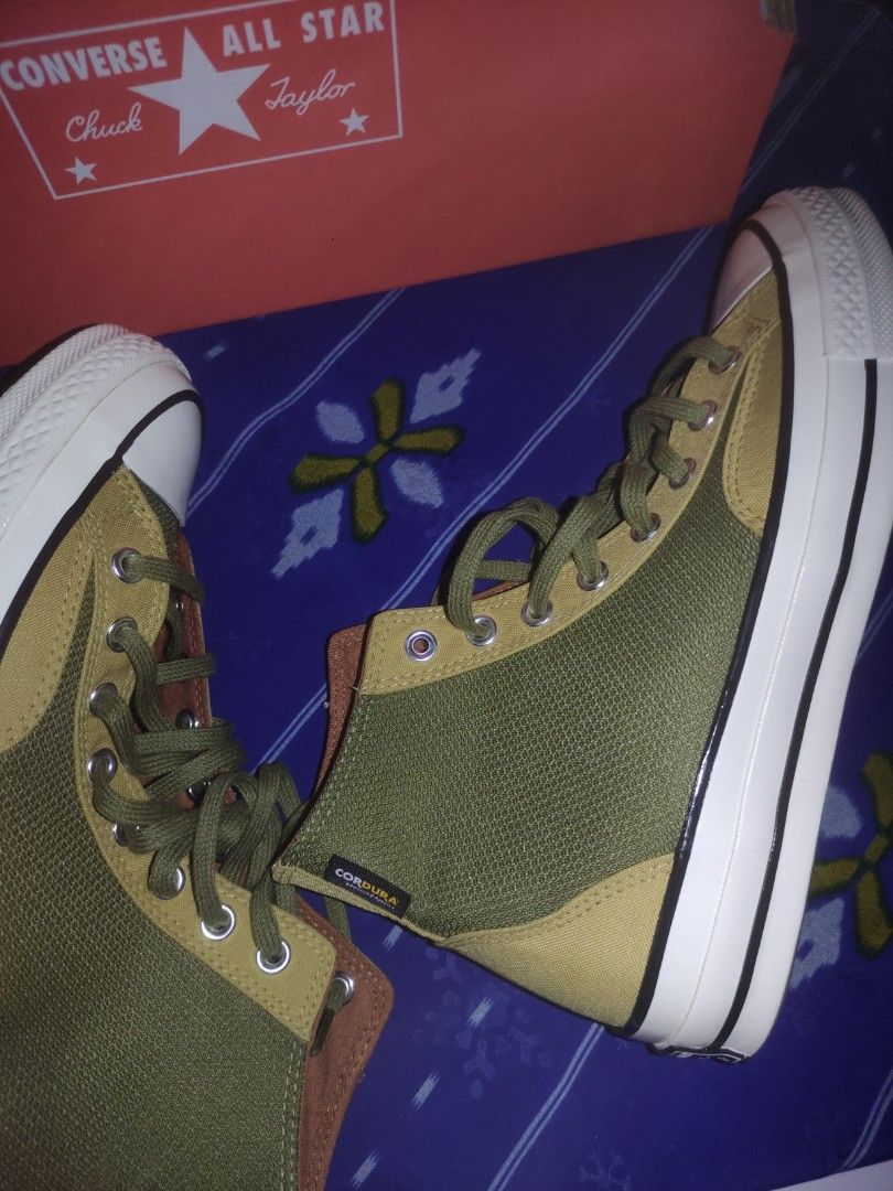 CONVERSE CHUCK 70 X CORDURA COSMIC TURTLE DUNESCAPE, Fesyen Pria ...