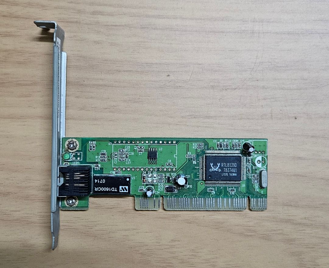 Corega Realtek RTL8139D 100M 高速乙太 網路卡 PCI卡 網卡, 電腦及科技產品, 電腦周邊產品, Wifi及上網 ...