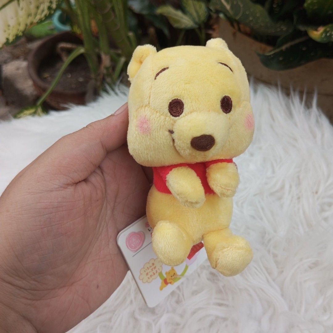 DISNEY Winnie the Pooh Cheeks Blushing Plush Charm, Hobbies & Toys ...