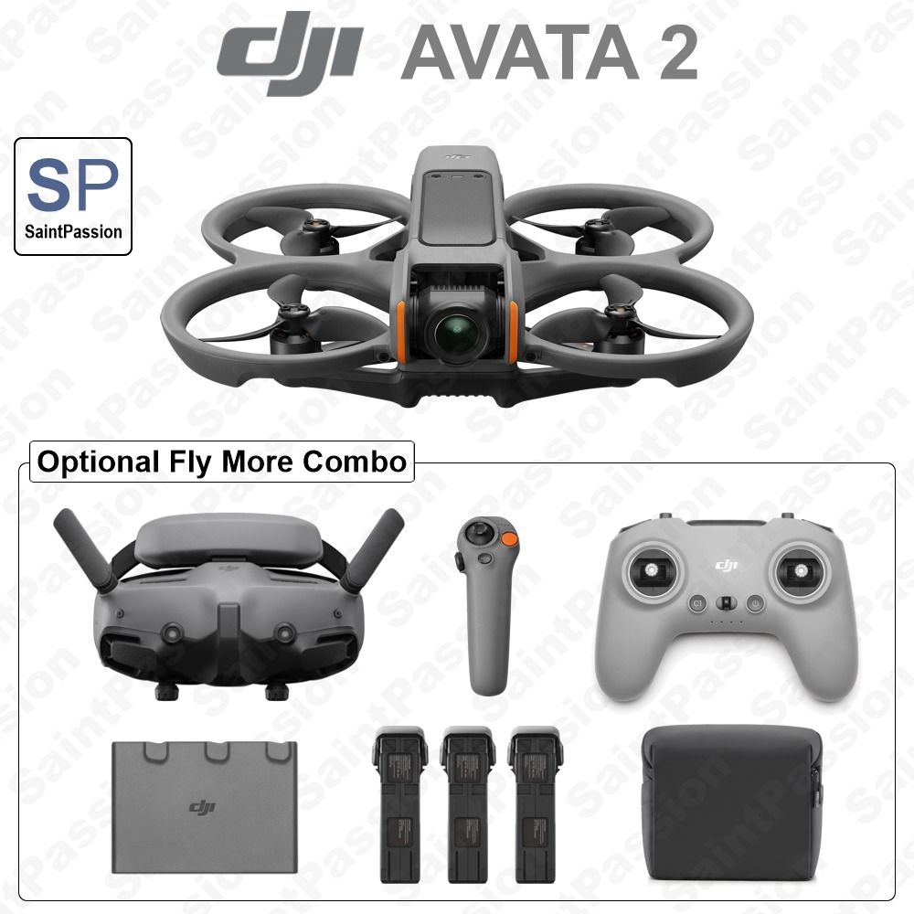 DJI Avata 2 3-Battery Combo + Neo - 4K FPV Drone, Immersive Flight ...