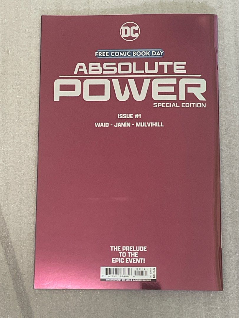FCBD - Absolute Power #1, Special Edition, Foil Cover, Hobbies & Toys, Books & Magazines, Comics ...