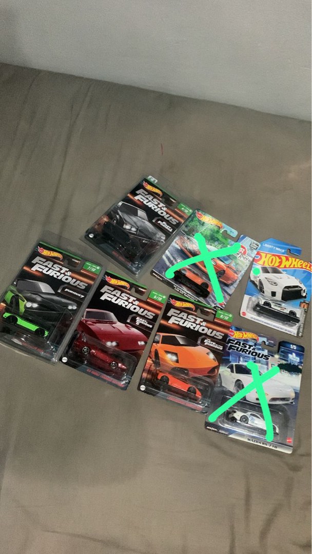 FNF SET HOTWHEEL, Hobbies & Toys, Collectibles & Memorabilia, Vintage ...
