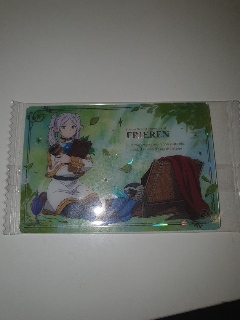 Frieren Journeys End Wafer Card Frieren Rare Card, Hobbies & Toys ...