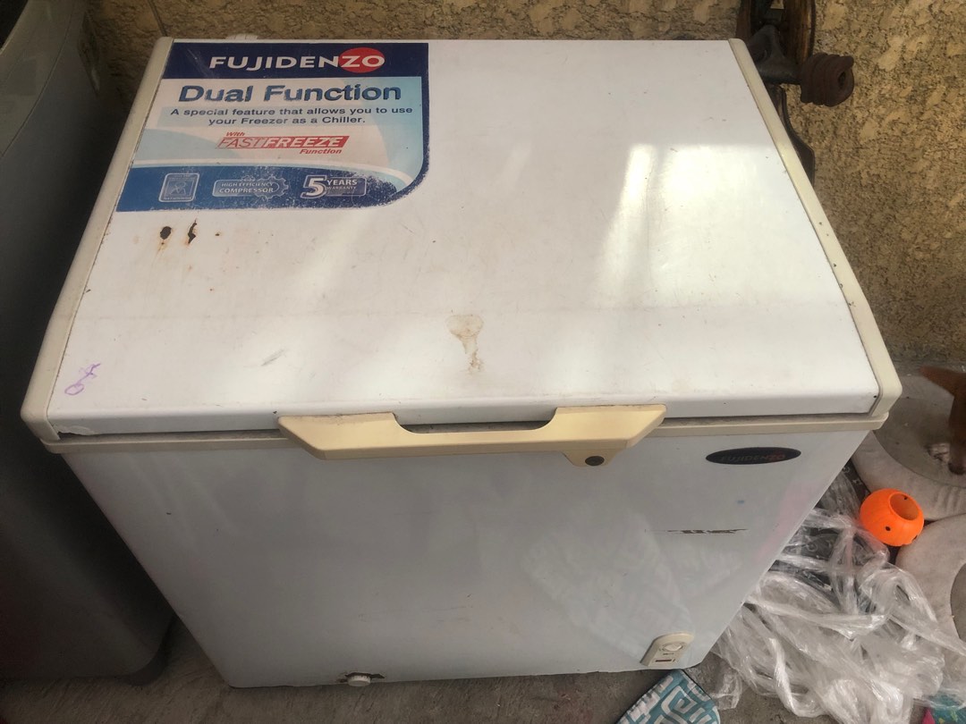 Fujidenzo Dual Function Freezer, TV & Home Appliances, Kitchen ...