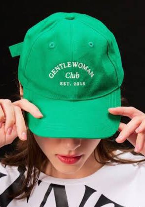 Gentle woman club hat cap green authentic bangkok thailand original ...