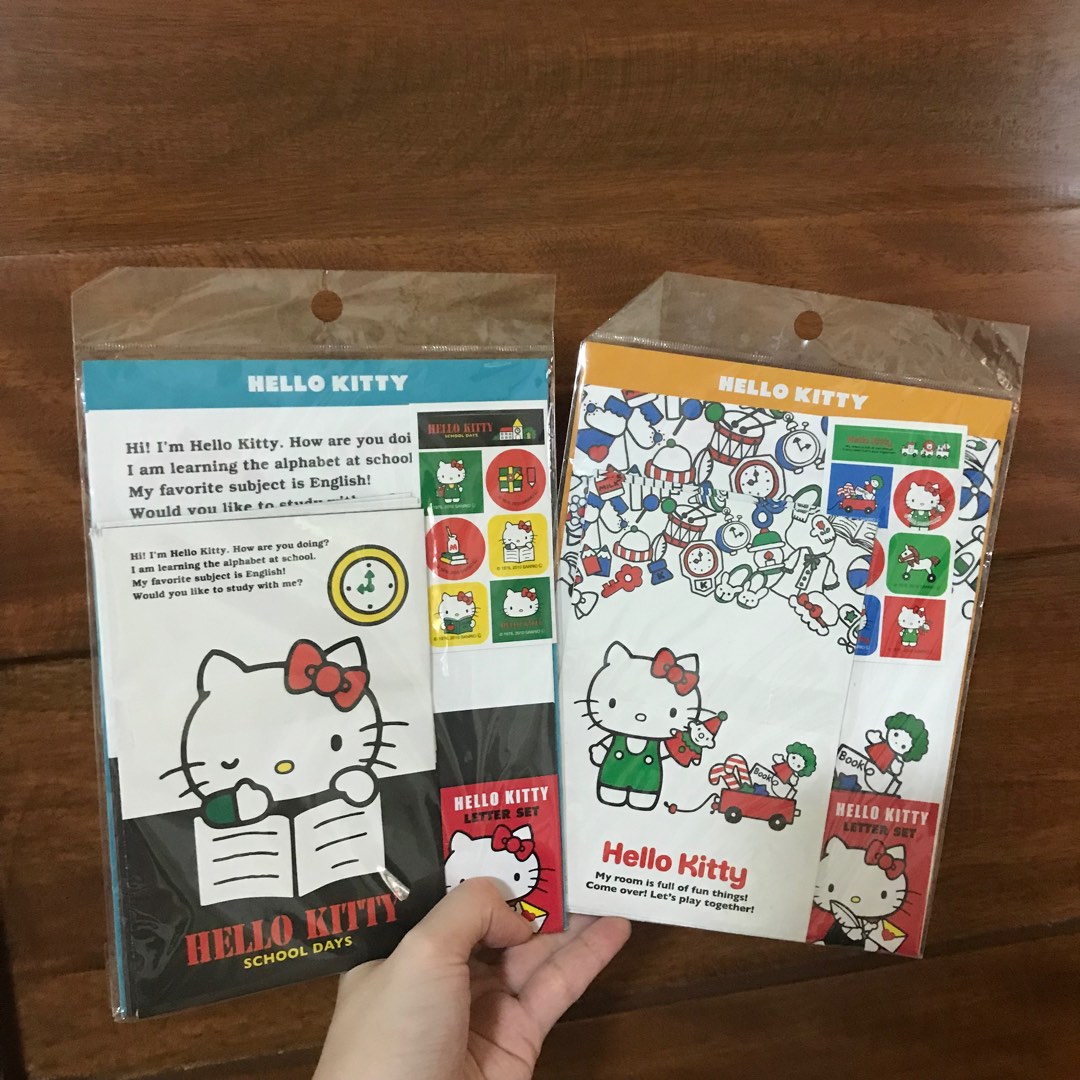 Hello Kitty Letter Set Bundle, Hobbies & Toys, Stationary & Craft ...