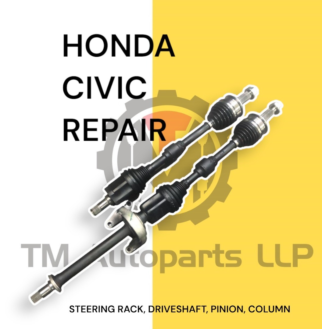 HONDA CIVIC STEERING RACK/DRIVESHAFT/PINION/COLUMN (REPAIR), Car ...