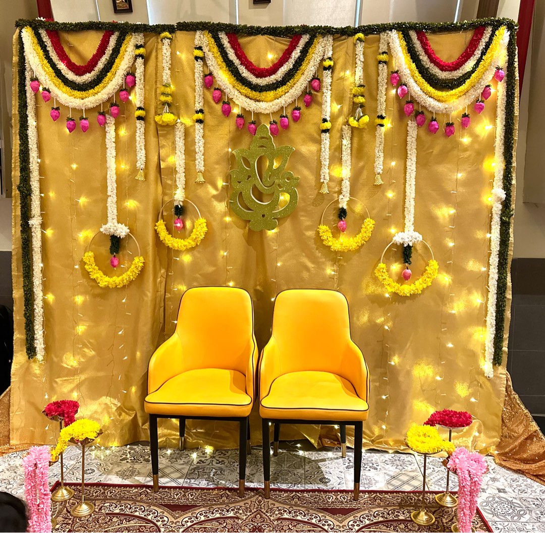 Indian decoration for Puberty baby shower bangle ceremony valaikaappu ...