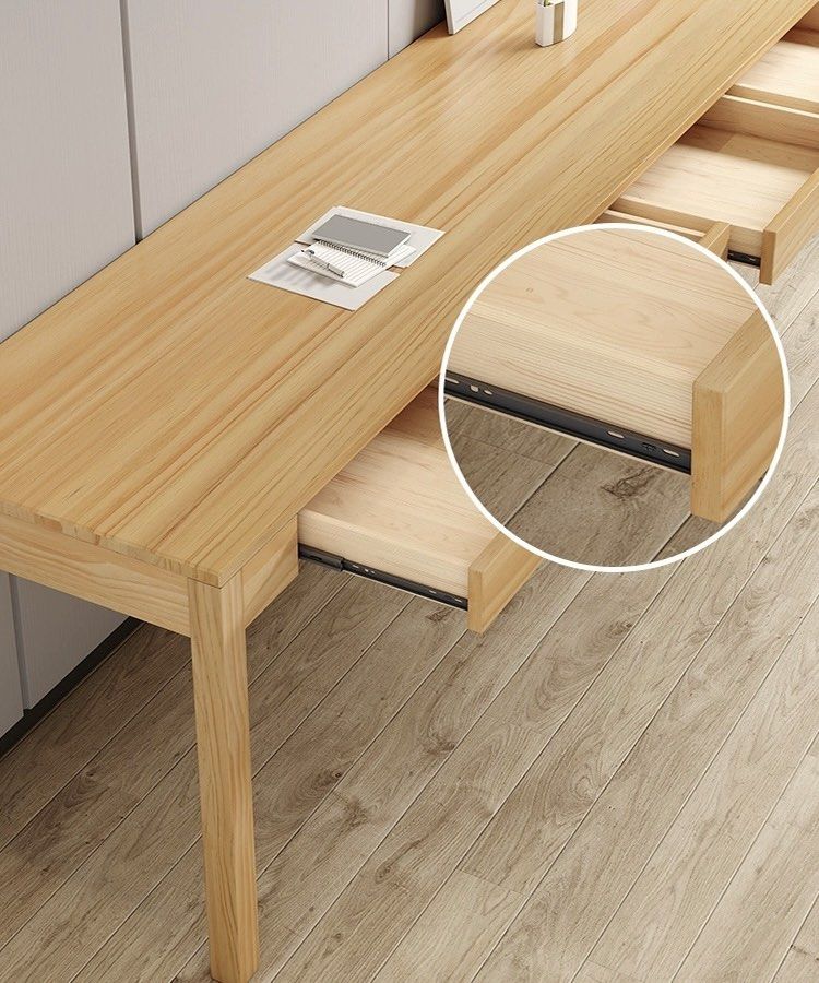 JAME Scandinavian Solid Wood Study Table, Furniture & Home Living, Furniture, Tables & Sets on ...