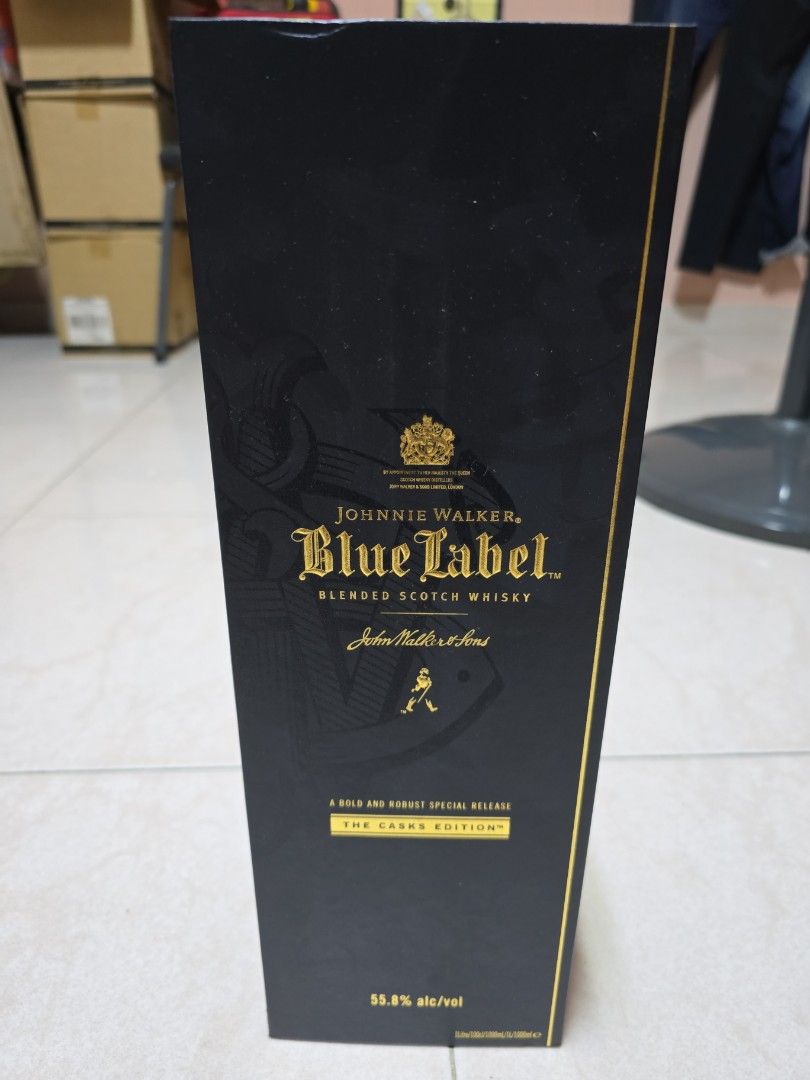 Johnnie Walker Blue Label The Casks Edition 1 Litre, Food & Drinks ...