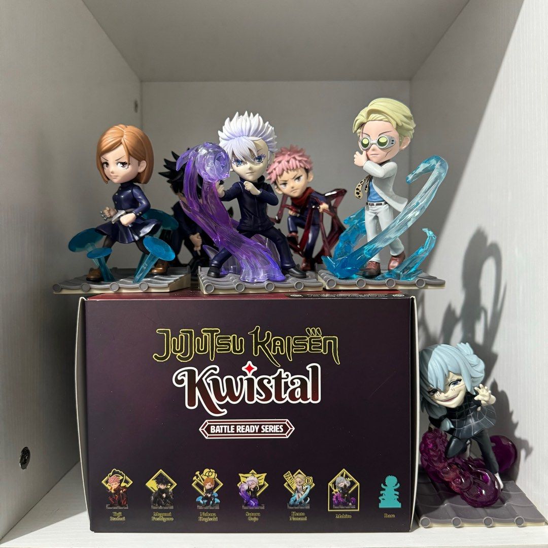Jujutsu Kaisen (JJK) Mighty Jaxx Kwistal Battle Ready Series SET OF 6 ...