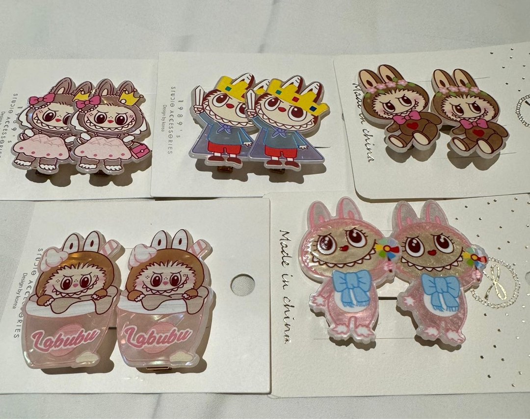 Labubu Hair Pins, Everything Else on Carousell