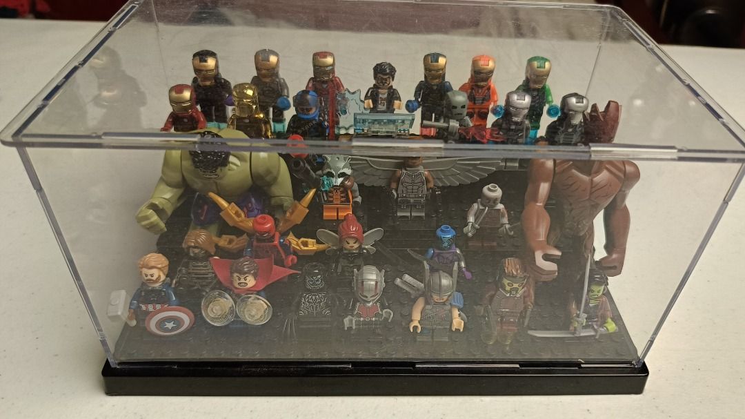 Marvel Avengers Iron man Spiderman Groot Superheroes Minifigures ...