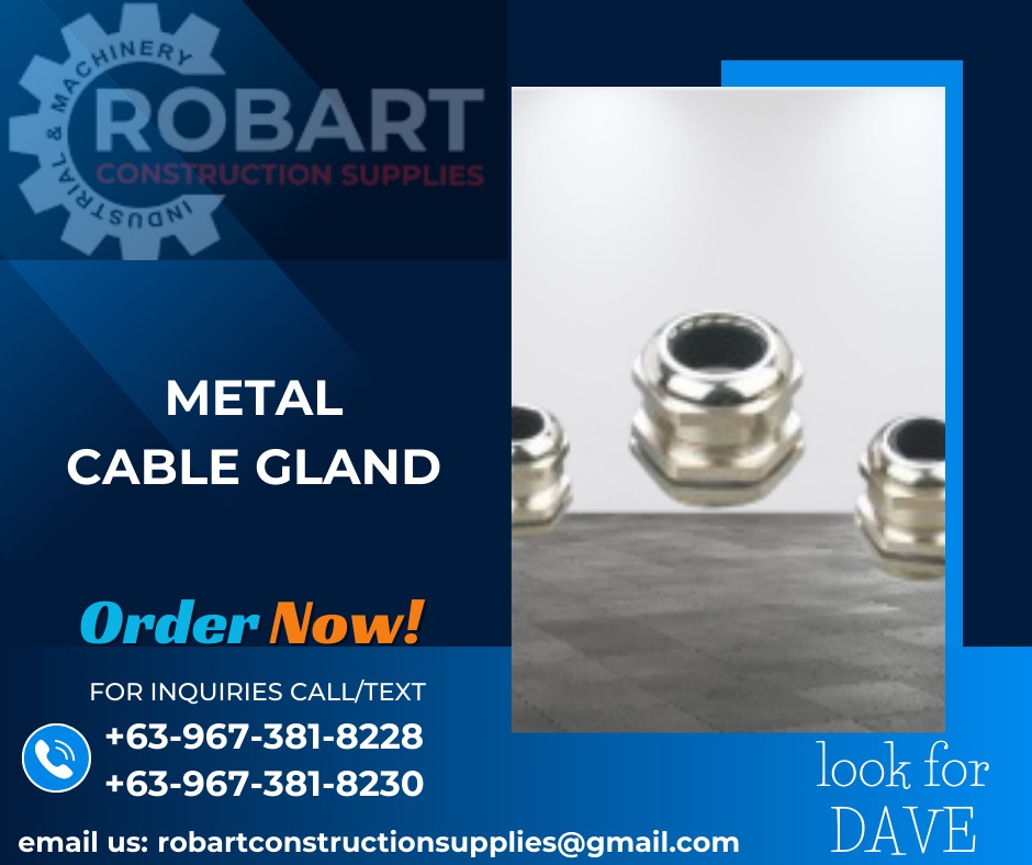 METAL CABLE GLAND, Commercial & Industrial, Construction Tools ...