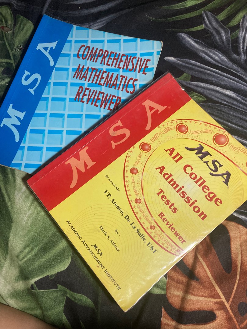 MSA College Entrance Test reviewers, Hobbies & Toys, Books & Magazines ...